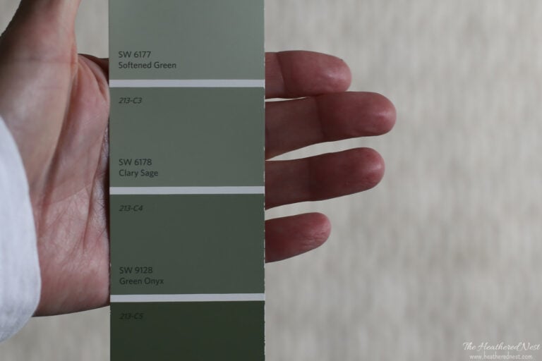 Sherwin Williams Clary Sage 6178: BEST Review + Pics - The Heathered Nest