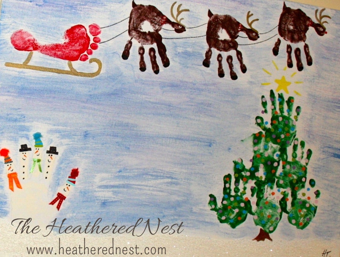 29 Best Christmas Handprint Crafts: Easy, Cute & Fun!