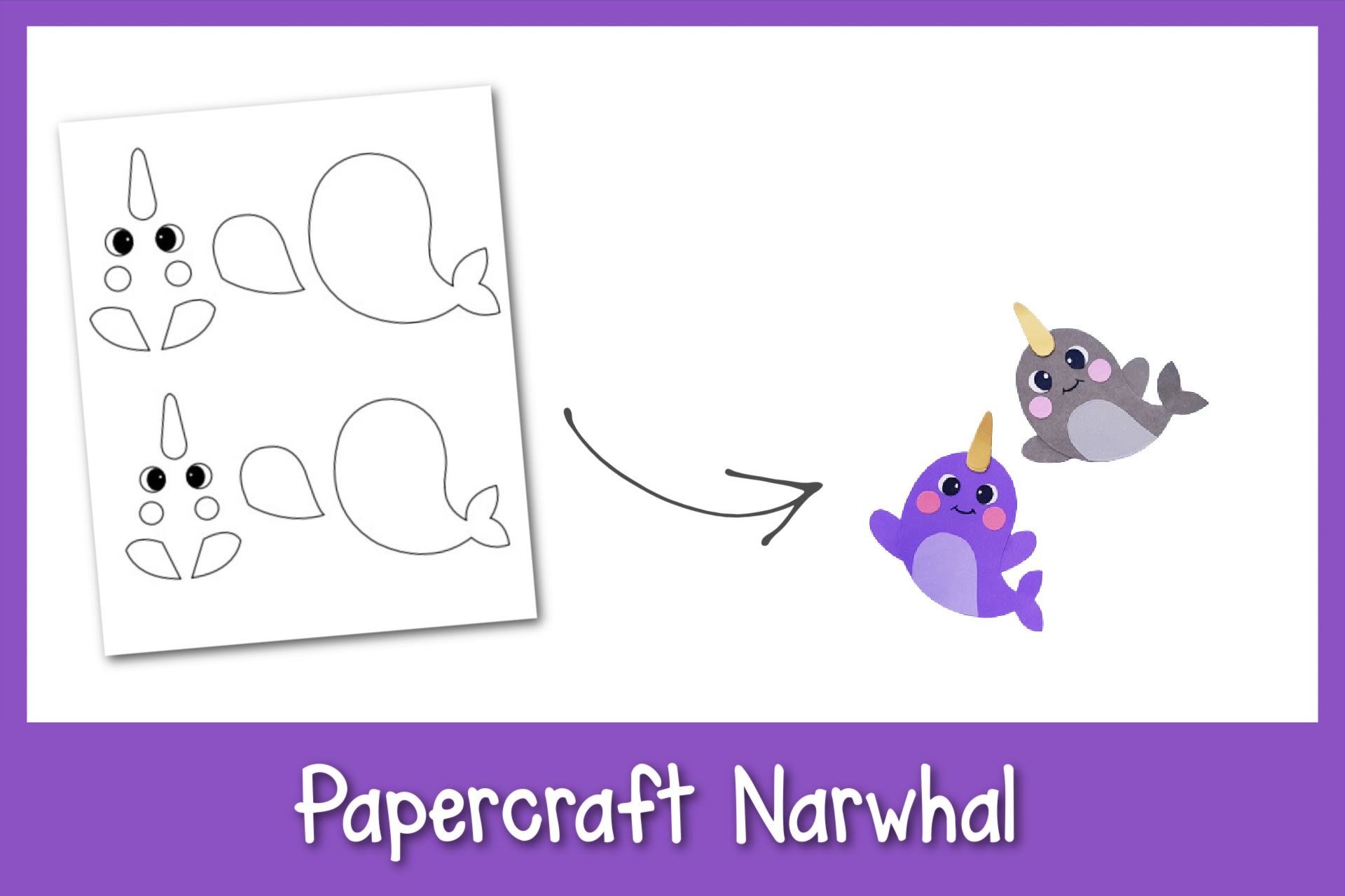 15 Enchanting Narwhal Crafts to Spark Your Child's Imagination!