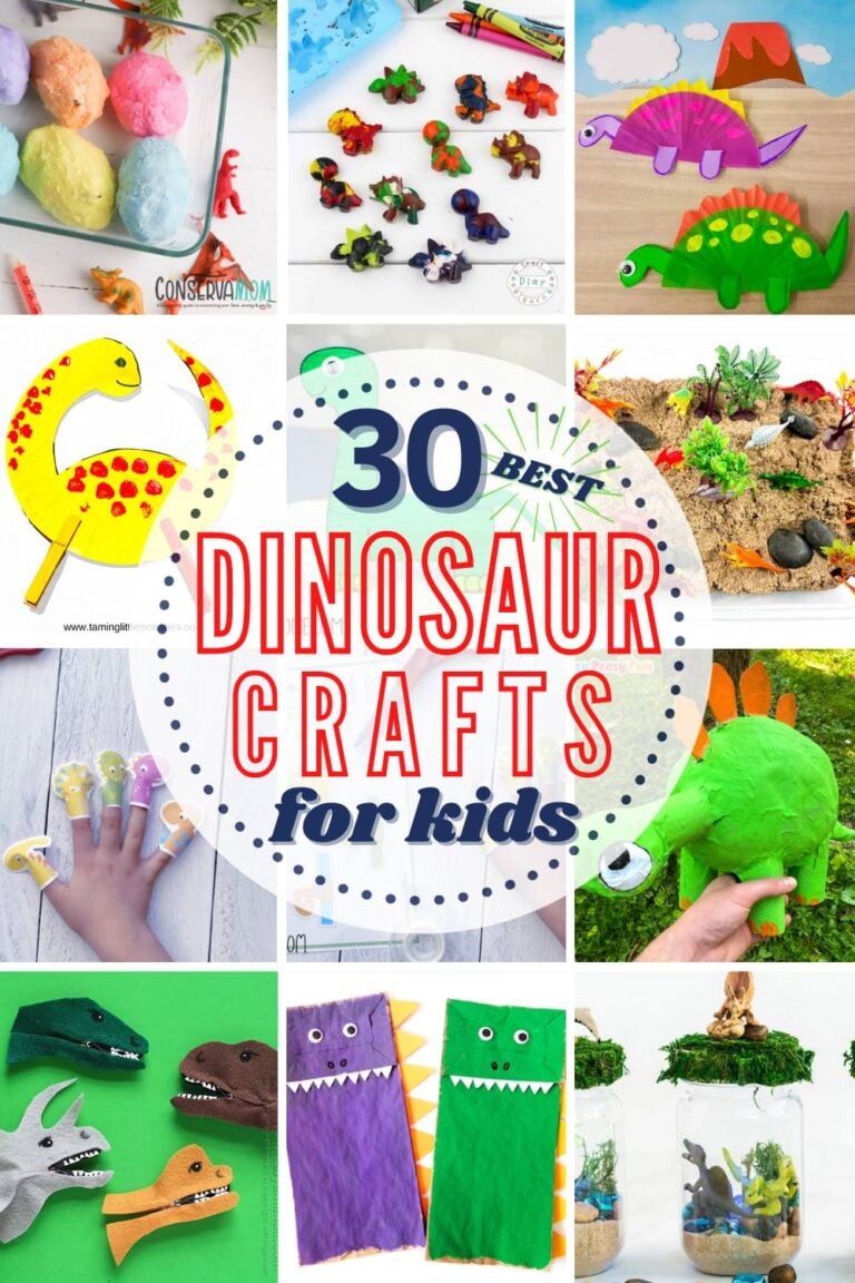 31 Easy, Fun Dinosaur Crafts & Activities For Kids