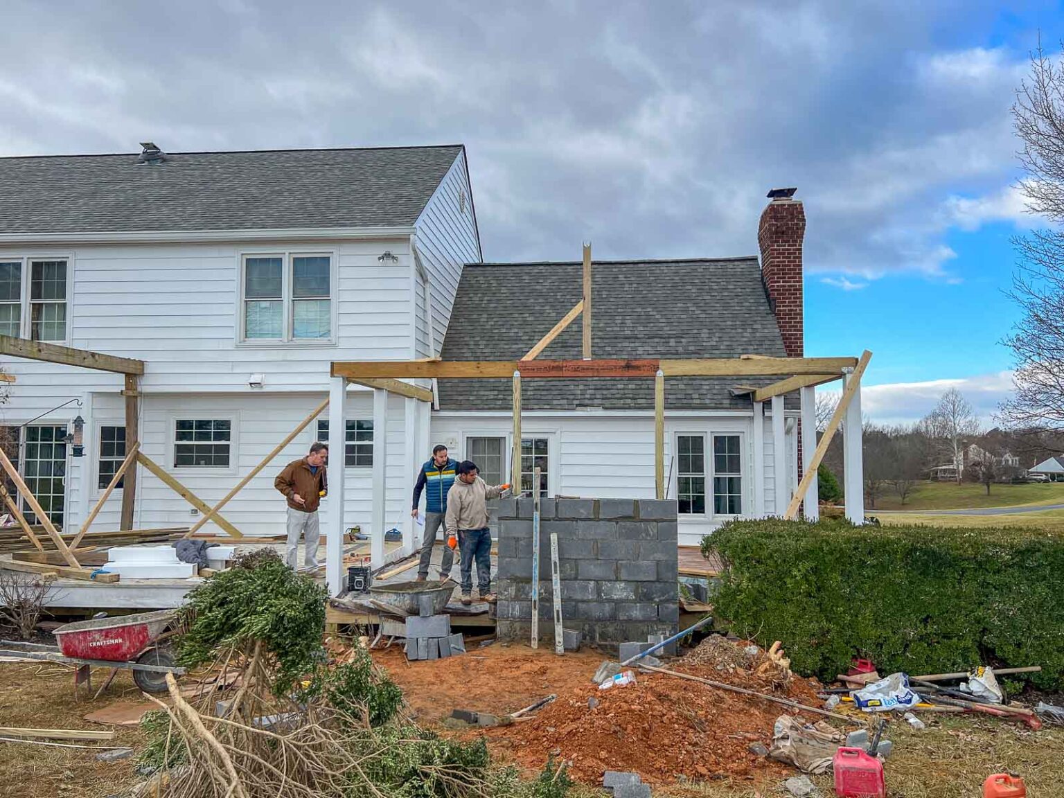 Screen Porch Reveal - The Heathered Nest